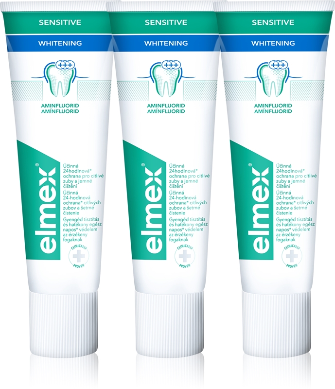 Elmex Sensitive Whitening toothpaste for naturally white teeth Review ...