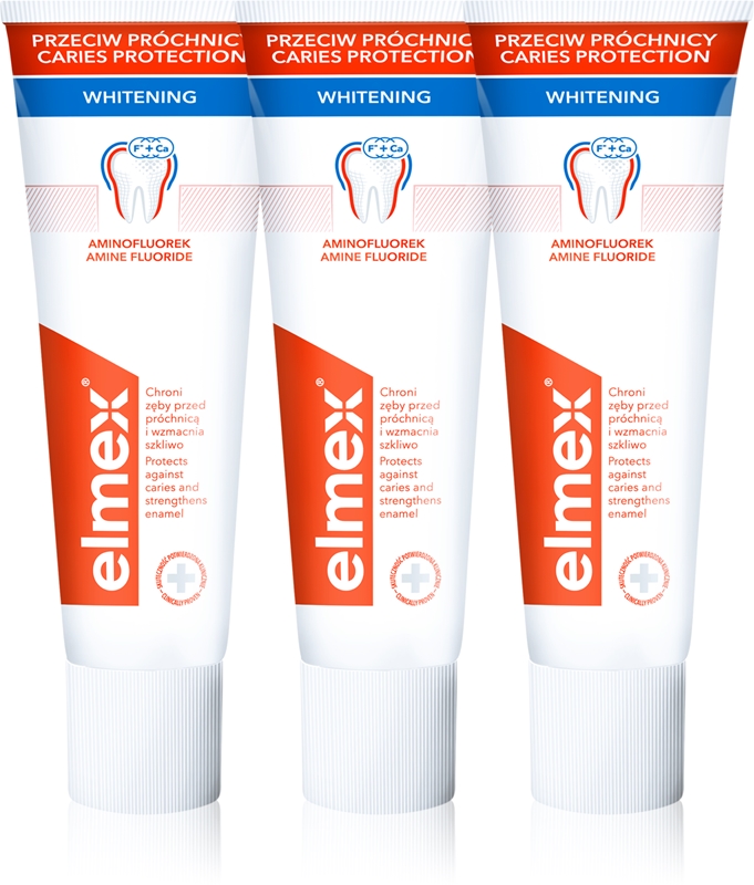 Elmex Caries Protection Whitening Whitening Toothpaste with fluoride ...