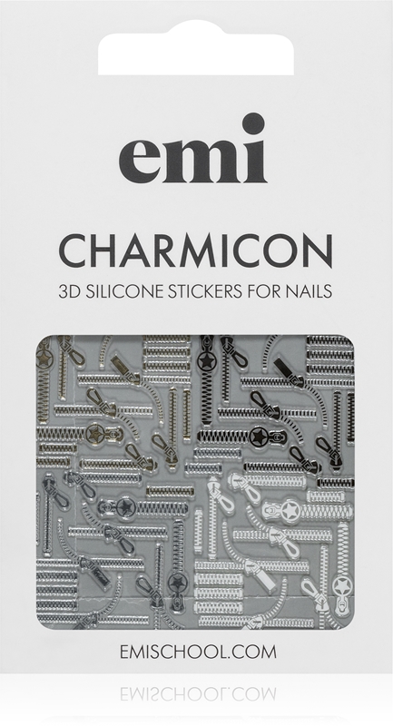 emi Charmicon Zipper nail stickers 3D | notino.co.uk