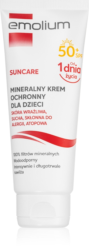 Emolium Sun Care crema protectora mineral para rostro y cuerpo para ...