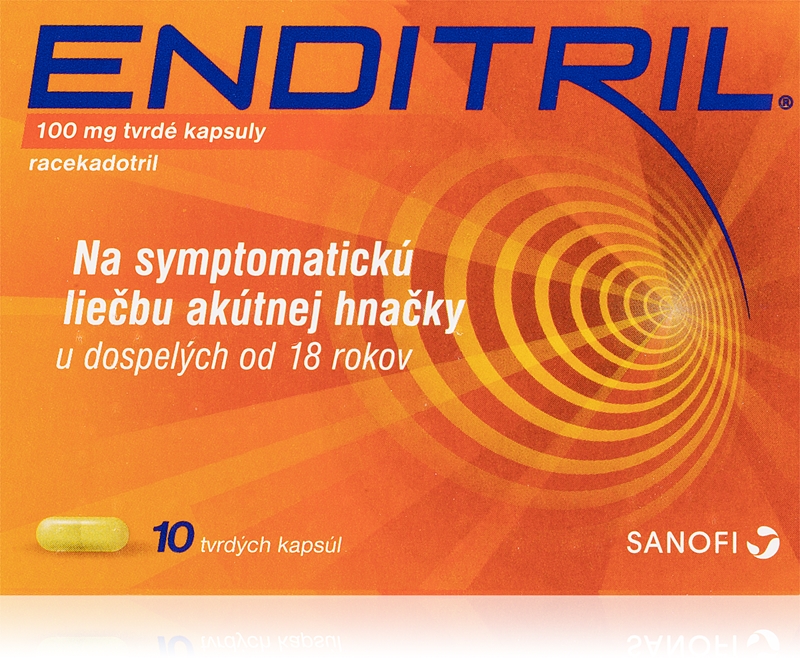 Enditril Enditril 100mg tvrdé tobolky na liečbu hnačky | notino.sk