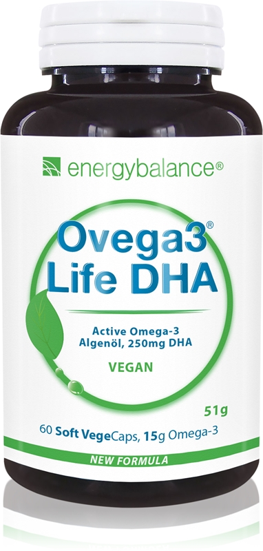 EnergyBalance Ovega3 DHA Algenöl Kapseln mit essenziellen Fettsäuren
