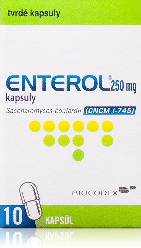 Enterol Enterol 250 mg kapsuly na liečbu hnačky | notino.sk