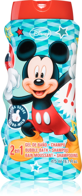 Disney Mickey Mouse Shampoo and Shower Gel Dusch- und Badgel für Kinder ...