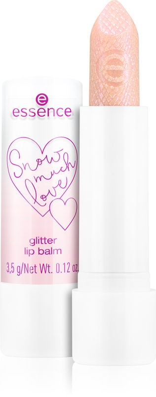 Essence Snow Much Love lip balm with glitter | notino.co.uk