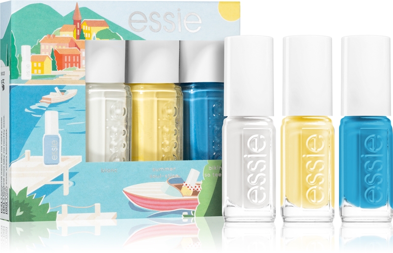 essie mini triopack summer nail polish set 1 under the sun(I.)