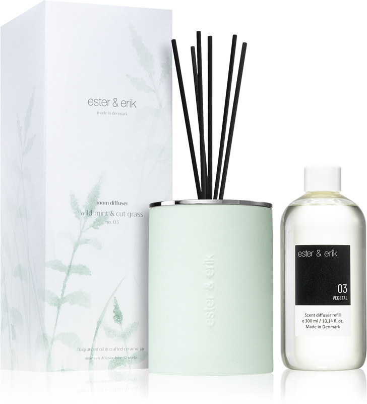 ester & erik room diffuser wild mint & cut grass (no. 03) Aroma ...