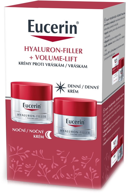 Eucerin Hyaluron-Filler + Volume-Lift Christmas gift set to treat deep ...