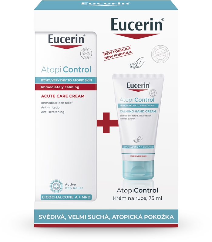 Eucerin AtopiControl Acute gift set for dry and itchy skin | notino.co.uk