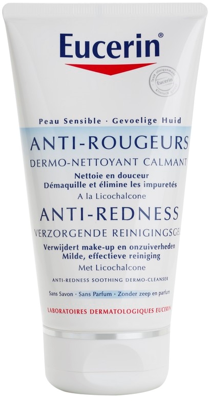 Eucerin Anti-Redness Cleansing Emulsion for Sensitive, Redness-Prone ...