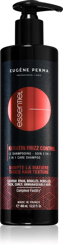 EUGÈNE PERMA Essential Keratin Frizz Control Shampoo for Curly and Wavy ...