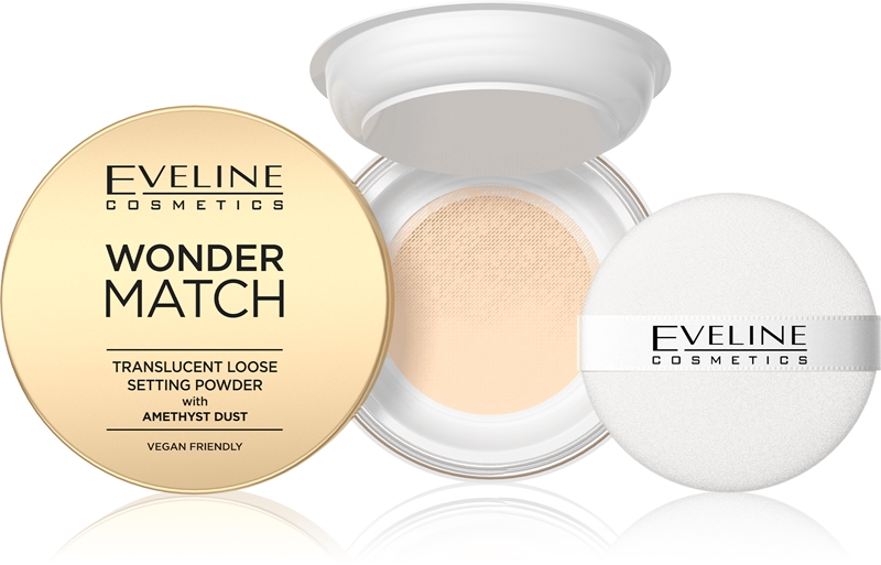 Eveline Cosmetics Wonder Match poudre de fixation transparente | notino.fr