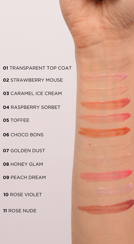 Eveline Cosmetics Diamond Glow shimmering lip gloss with hyaluronic ...