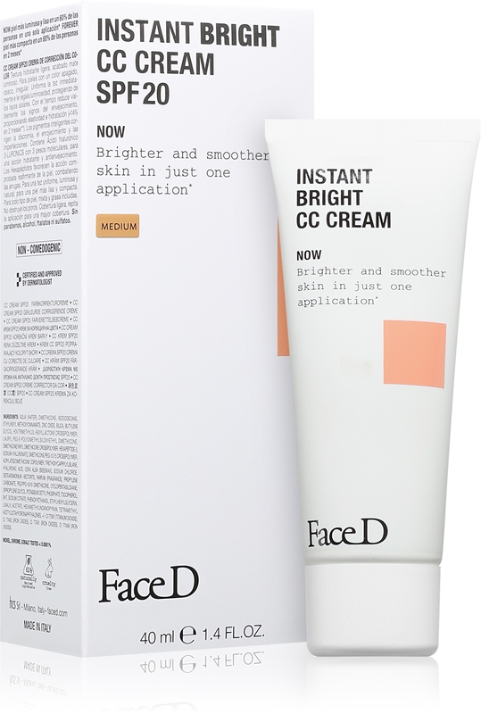 Face D Instant Bright хидратиращ СС крем SPF 20 | notino.bg