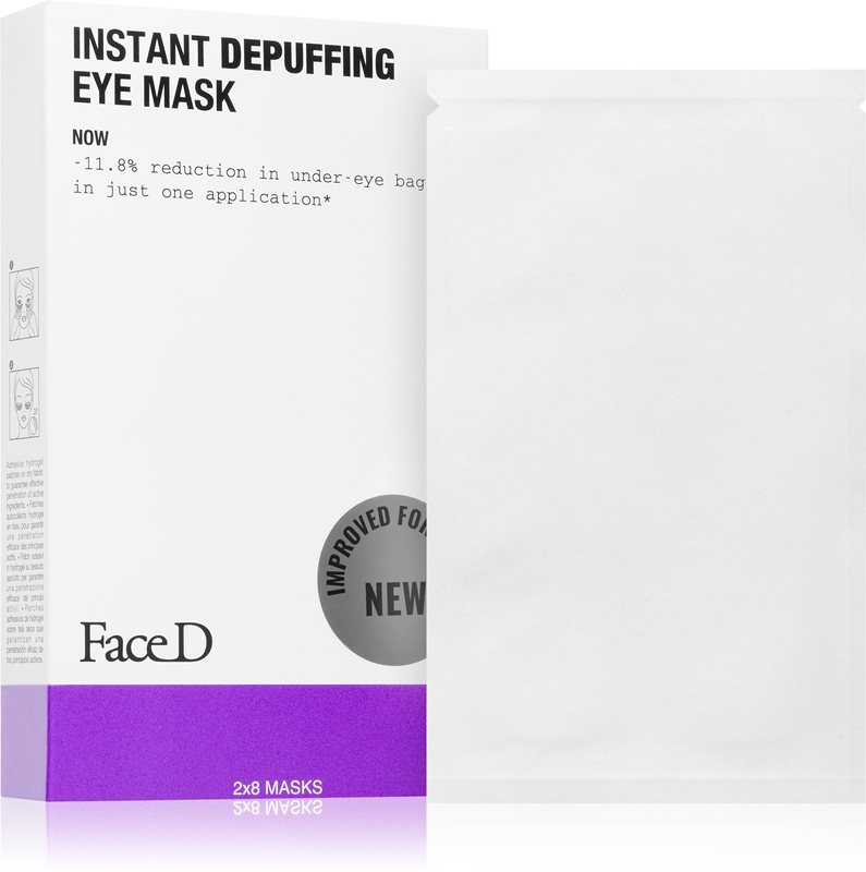 Face D Instant Depuffing Hydrogel Eye Mask to treat swelling and dark ...