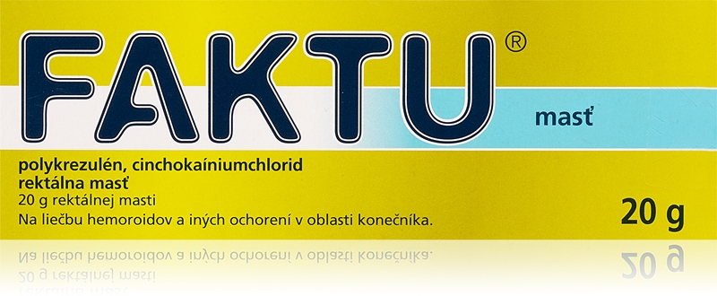 Faktu Faktu masť rektálna masť na hemoroidy | notino.sk