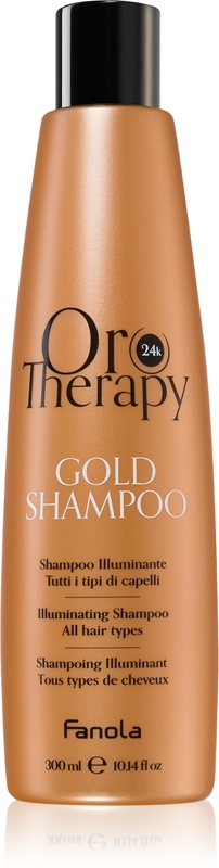 Fanola Oro Therapy Gold Shampoo hydratisierendes Shampoo mit 24 Karat ...