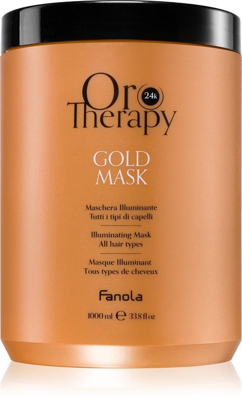 Fanola Oro Therapy Gold Mask masque cheveux à l'or 24 carats | notino.fr