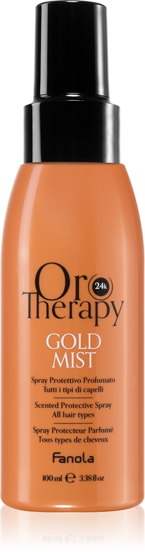 Fanola Oro Therapy Gold Mist Styling Protective Hair Spray with 24 ...