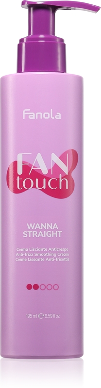 Fanola FAN touch Wanna Straight creme alisador para cabelo anti-frizz ...
