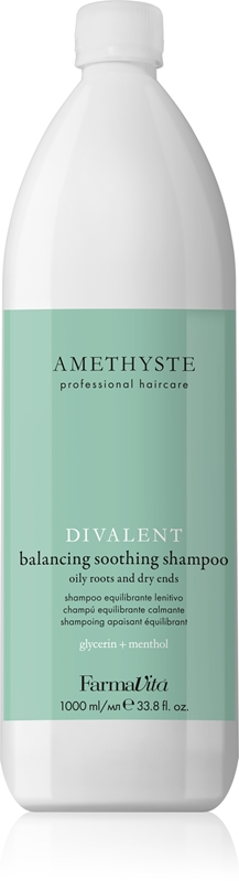 FarmaVita Amethyste Advance Divalent champô apaziguador para as pontas ...
