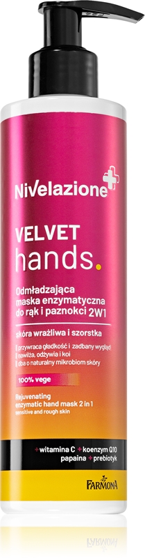 Farmona Nivelazione Velvet Hands enzymatic peel mask for hands | notino ...