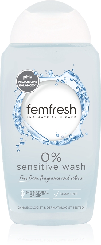 Femfresh Sensitive pesuemulsio intiimihygieniaan | notino.fi