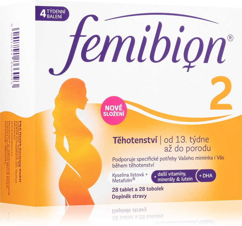 Femibion Femibion 2 Těhotenství complemento alimentar para grávidas ...
