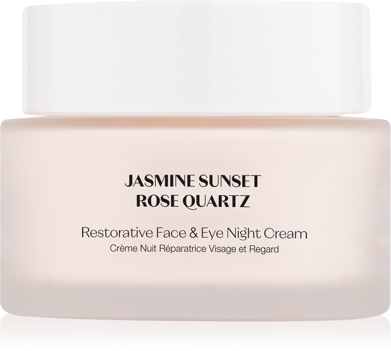 flânerie Jasmine Sunset Rose Quartz crème de nuit raffermissante visage ...