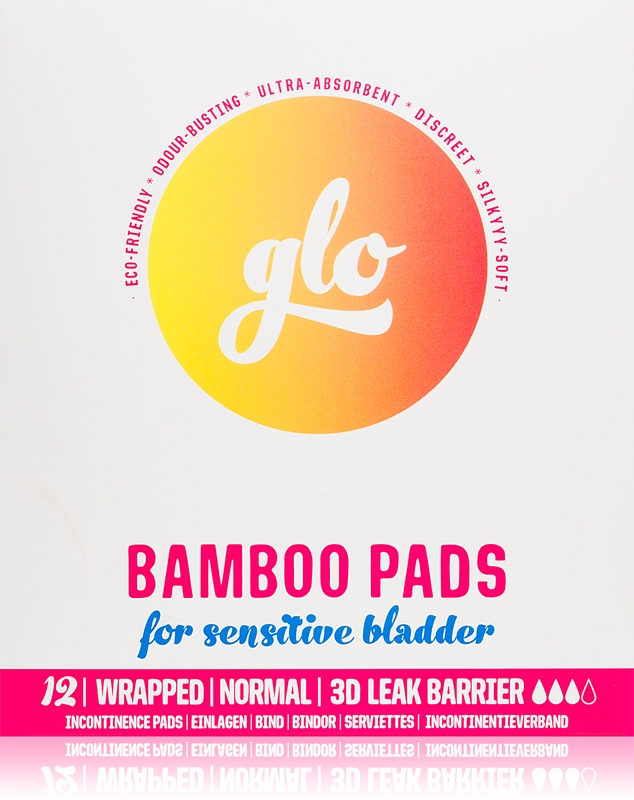 FLO GLO Bamboo Normal incontinence pads with wings | notino.ie