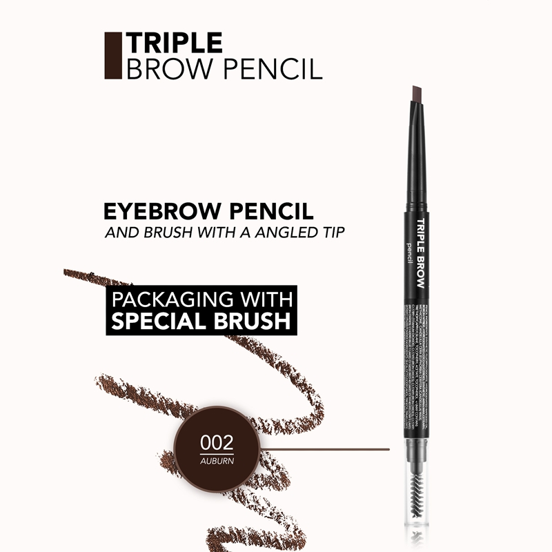flormar Triple Brow Pencil Eyebrow Pencil 3-in-1 | notino.ie