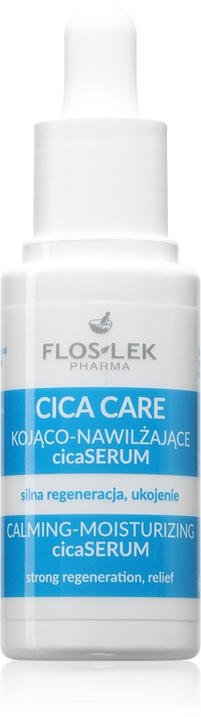 FlosLek Pharma Cica Care Calming-Moisturizing CicaSerum soothing serum ...