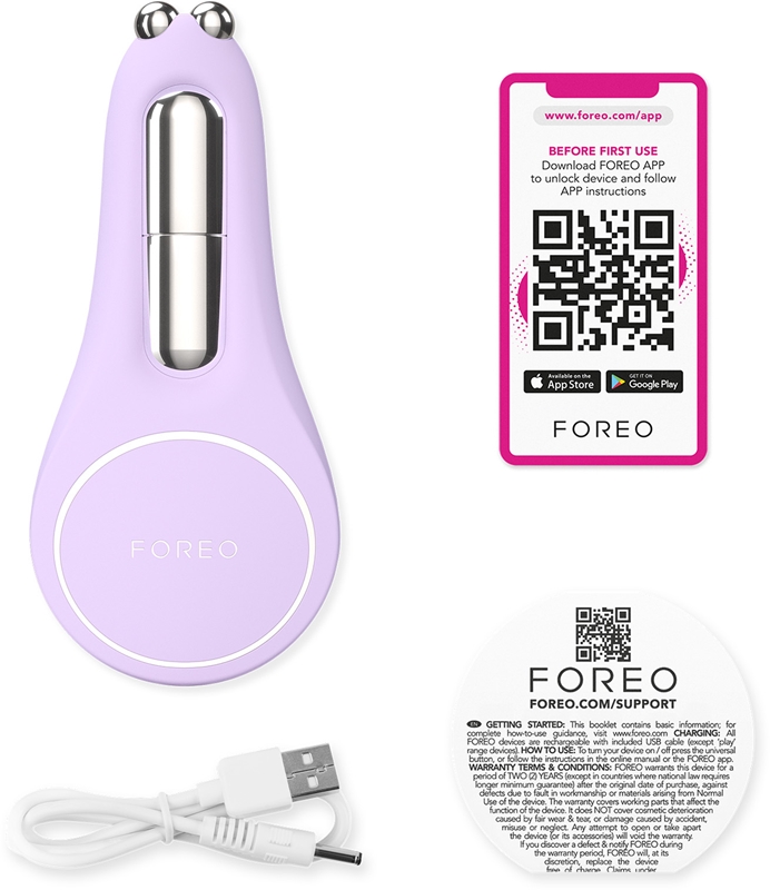 FOREO BEAR™ 2 eyes & lips microcurrent toning device for the lips and ...