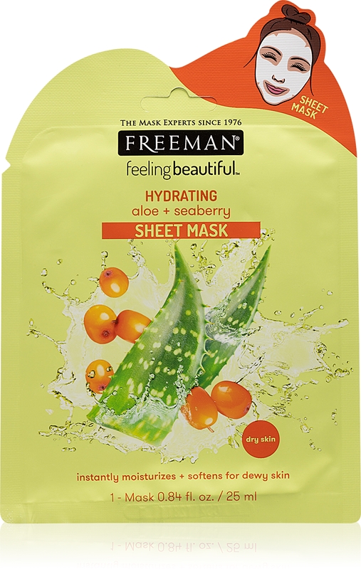 Freeman Feeling Beautiful mascarilla hidratante en forma de hoja ... Freeman Feeling Beautiful mascarilla hidratante en forma de hoja ...