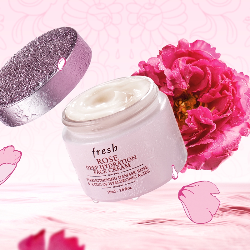 fresh Rose Deep Hydration Face Cream moisturising face cream with ...