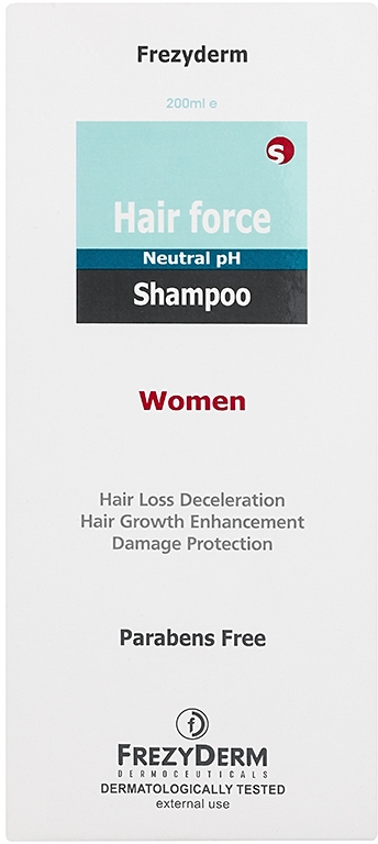 Frezyderm Hair Force stärkendes Shampoo gegen Haarausfall für Damen ...