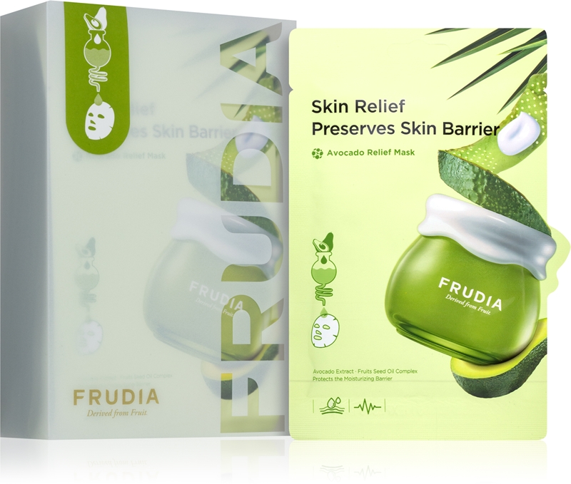 Frudia Avocado moisturising face sheet mask with soothing effect ...