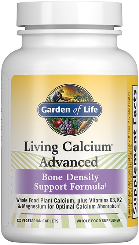 Garden of Life Living Calcium Advanced Bone Density výživový doplnok s ...