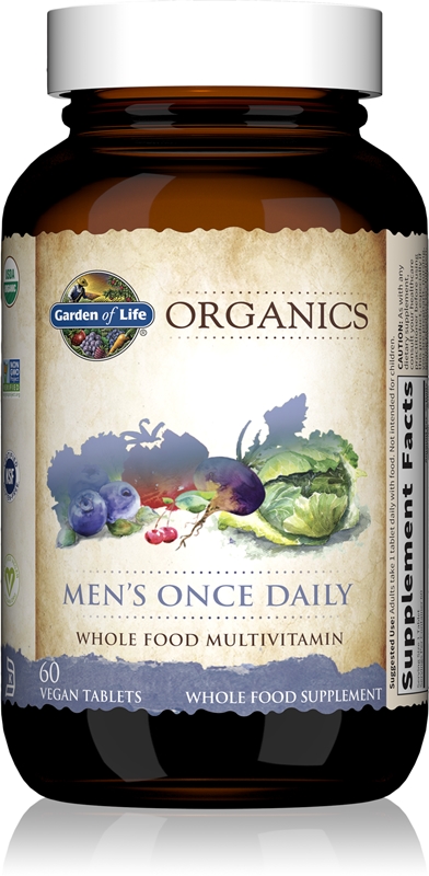 Garden of Life Organics Men’s Once Daily Multivitamin multivitamíny pro ...