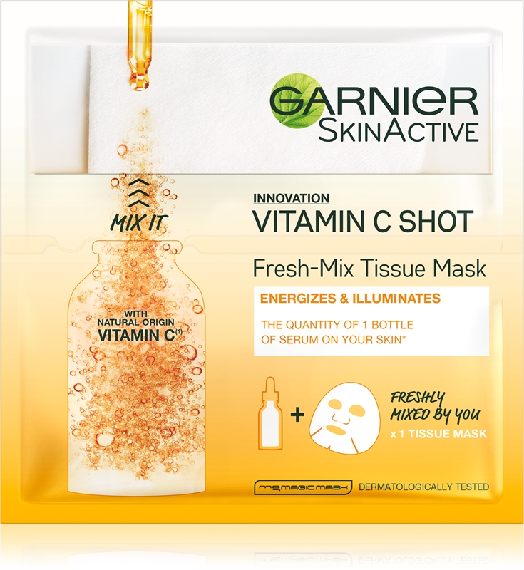 Garnier Skin Naturals Fresh Mix Mask Vitamin maska pro suchou pleť ...