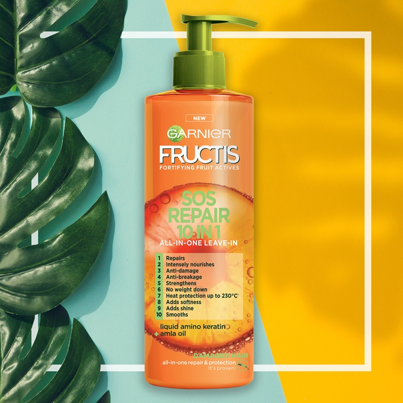 Garnier Fructis SOS Repair 10IN1 soin capillaire sans rinçage | notino.fr