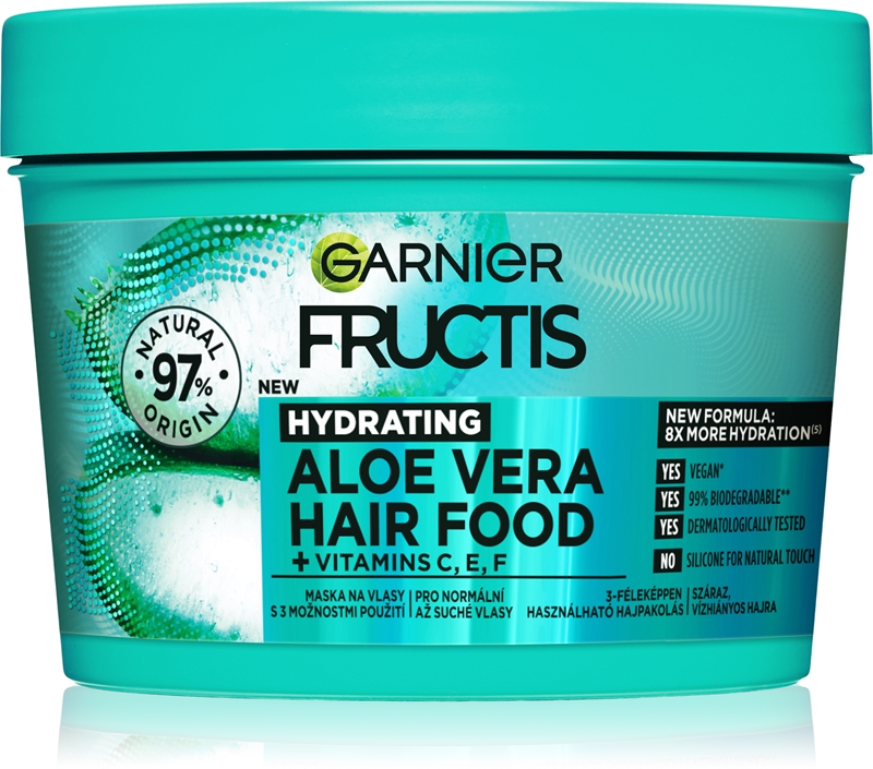 Opiniones Garnier Fructis Aloe Vera Hair Food mascarilla hidratante ...