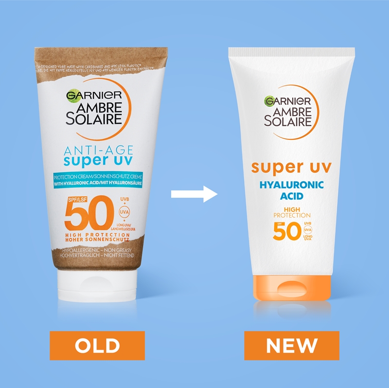 Garnier Ambre Solaire Super UV protective face cream with anti-wrinkle ...