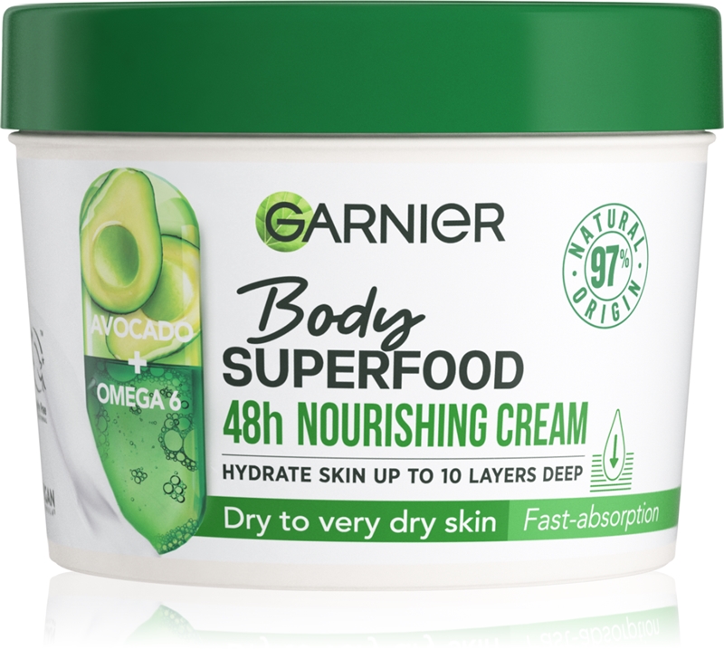 Garnier Body SuperFood Body Cream with avocado | notino.ie