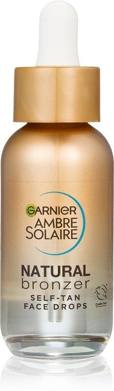 Garnier Ambre Solaire Natural Bronzer self-tanning drops for the face ...