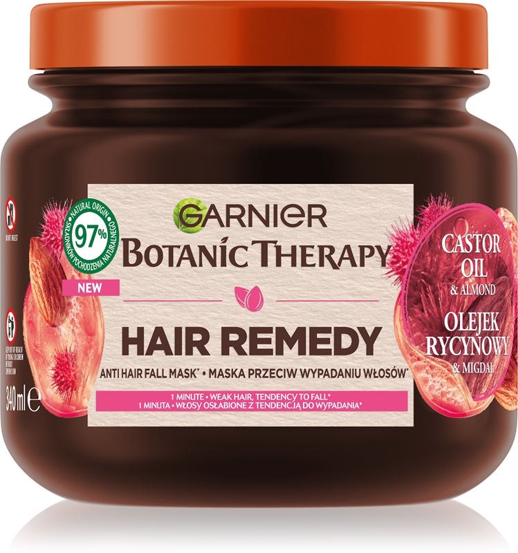 Garnier Botanic Therapy Hair Remedy Stärkende Kur für schwaches Haar mit Neigung zu Haarausfall ...
