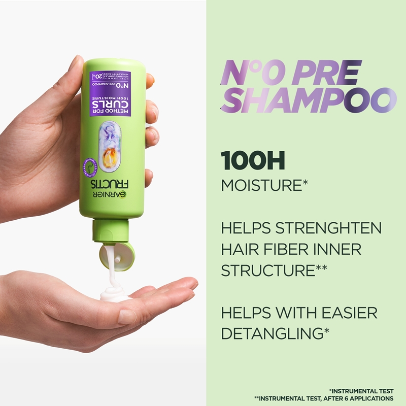Garnier Fructis Hydra Curls pre-shampoo nourishing treatment for wavy ...