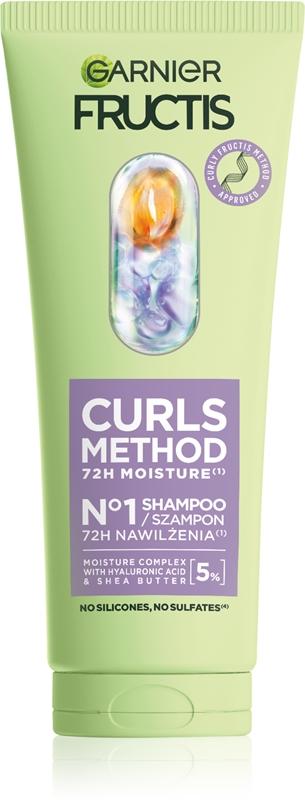Garnier Fructis Curls Method hydratisierendes Shampoo für welliges und ...
