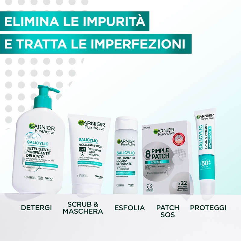 Garnier Pure Active Pimple Patch set di cerotti contro i brufoli ...