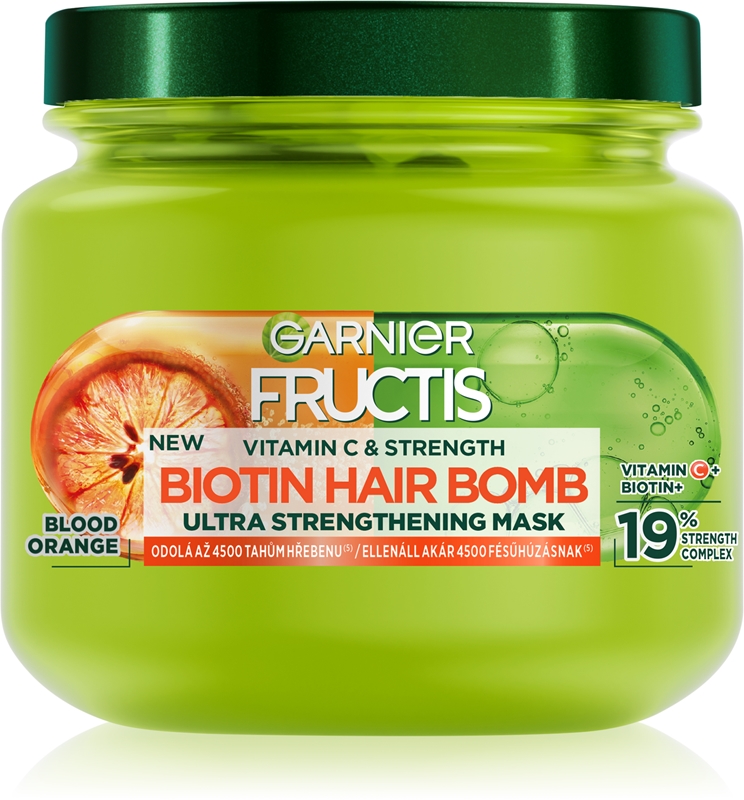Garnier Fructis Vitamin & Strength deep strengthening hair mask ...